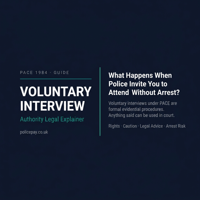 Voluntary Police Interview Explained | PACE 1984 Guide (2026) | PolicePay